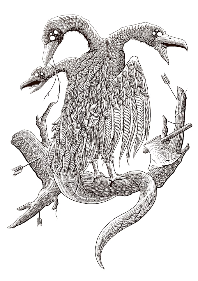 Draw beautiful art with bw line art style by Enobaph_artwork | Fiverr