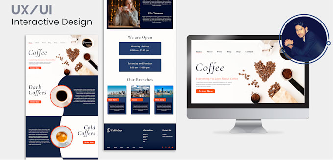 Create interactive ui ux design for mobile and websites by Ali ...