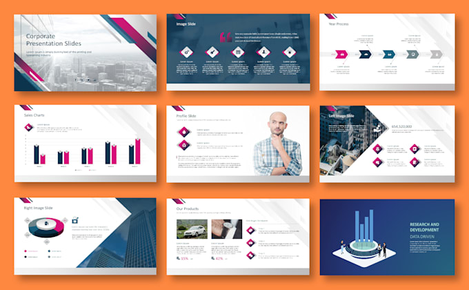 Design professional powerpoint presentation and modern ppt slide by ...
