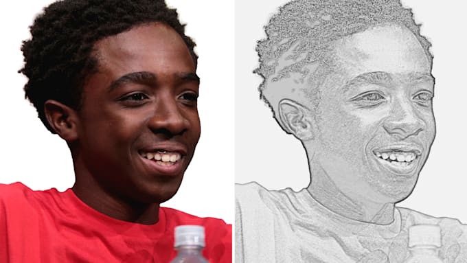 Make an image look like a pencil sketch by Tari_007 | Fiverr