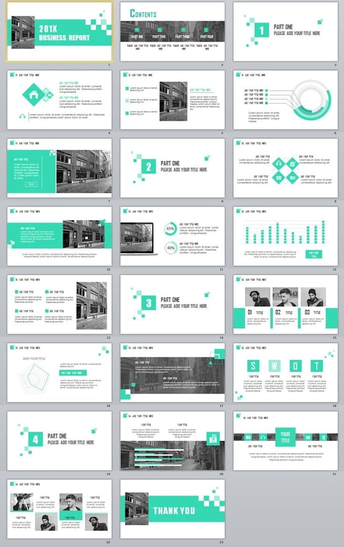 Create,design and modify powerpoint for you with unique,excellence n ...