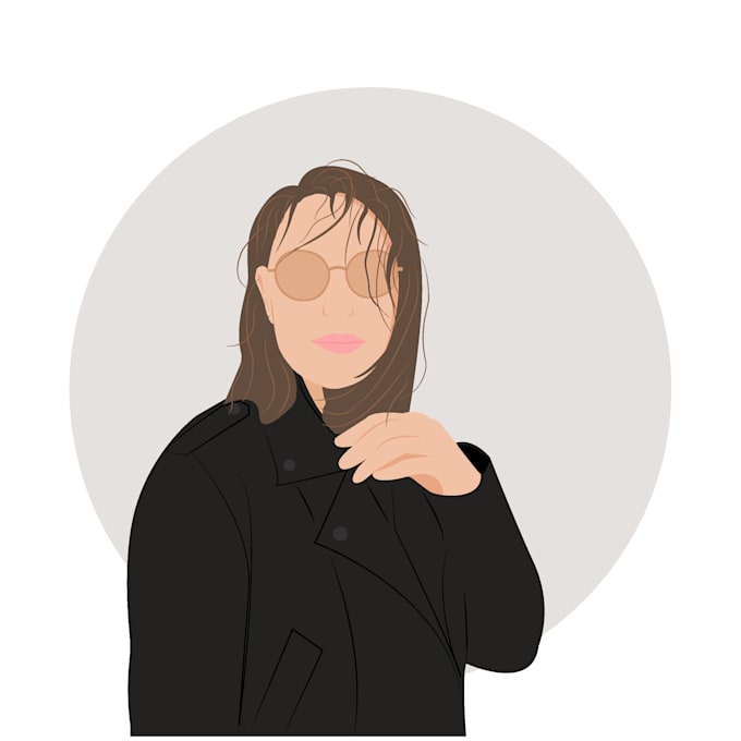 Create a simple vector illustration by your photo by Yuliyachizh | Fiverr