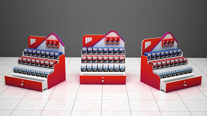 Design 3d product display and retail display solutions by Saikot221 ...