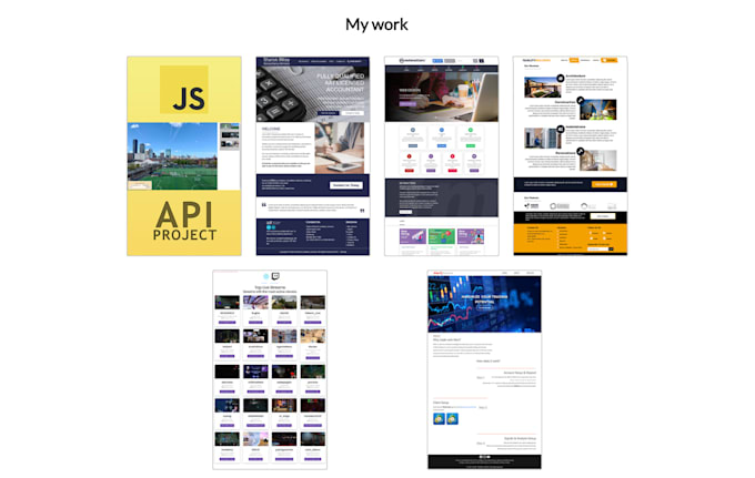 Develop resposive apps and pages in html css js and reactjs by Jaxnalia | Fiverr