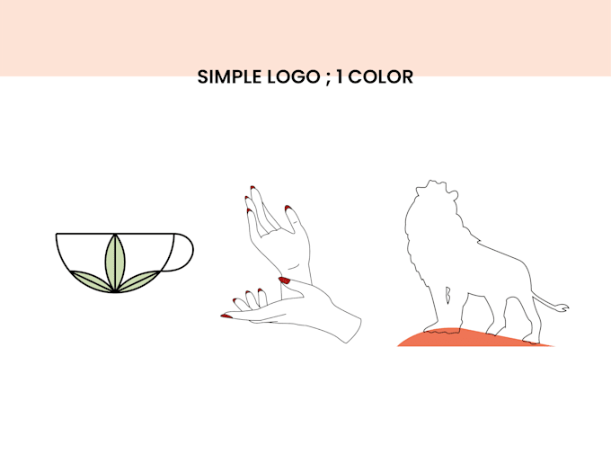 Create a simple linework logo by Ghrobbins | Fiverr