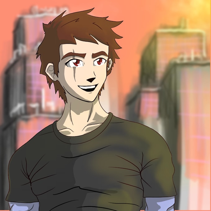 Draw your fav or original character in my hand drawn style by ...