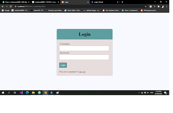 Create login crud using php mysql and html for you by Mcheaven2000 | Fiverr
