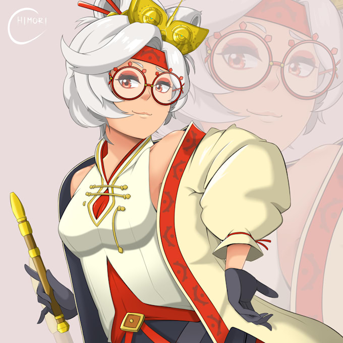 Draw half body anime character for you by Hafidzhikiko | Fiverr