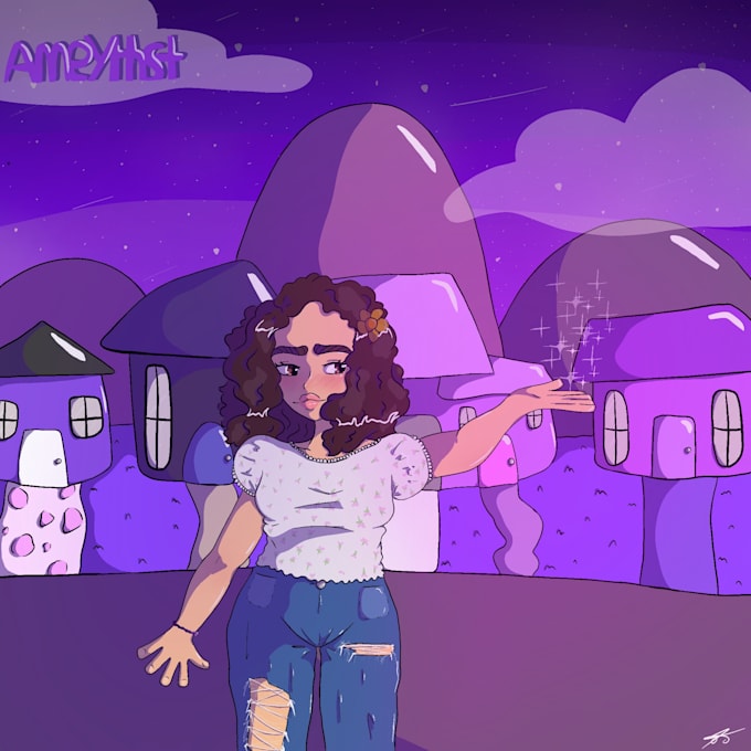 Lofi drawing, art commission by Cherrysodapop | Fiverr