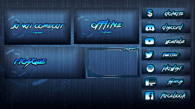 Do your gaming stream layout by Riosque | Fiverr