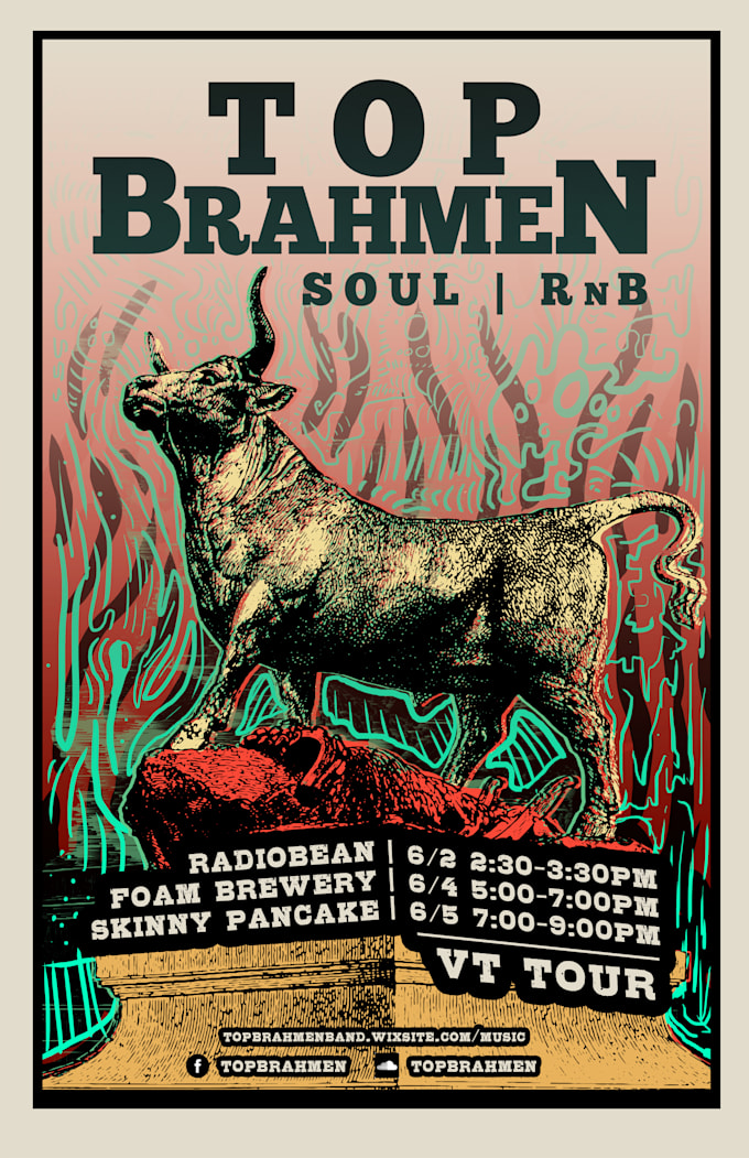 Providing meaningful and unique gig poster design by Scottpowersart ...