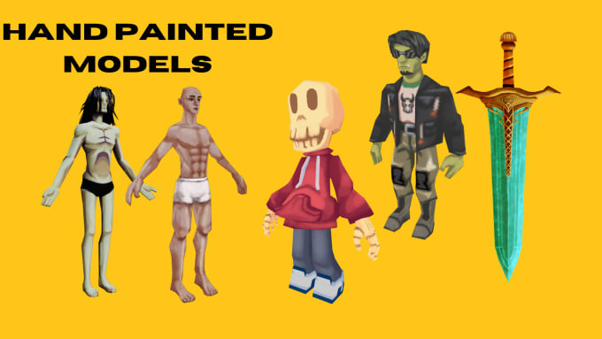 Make low poly ps1 or n64 style characters by Nanana_na_nashi | Fiverr