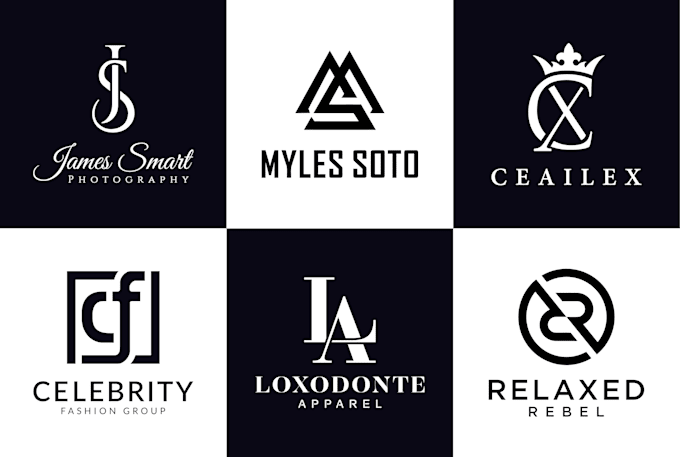 Design luxury fashion clothing brand urban streetwear and monogram logo ...
