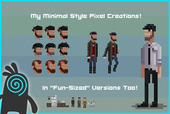 Create 2d pixel characters by Mutetheworld | Fiverr