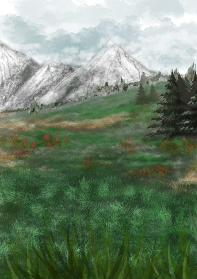 Digital draw background drawings by Wildart5 | Fiverr