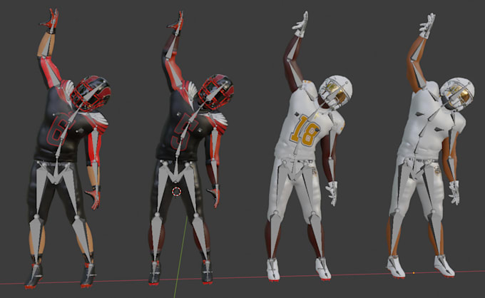 Rig your blender 3d model by Momolarafal | Fiverr