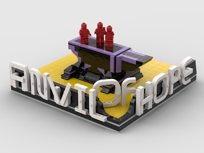 Design your logo as a 3d lego model by Guygabizon | Fiverr