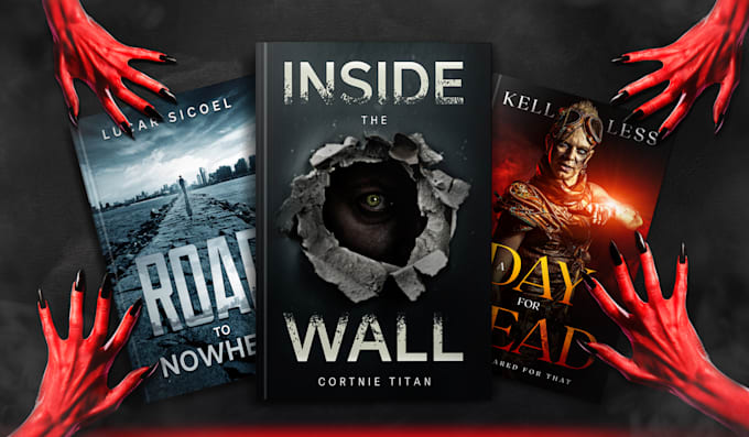 Design professional dark, horror, crime, thriller, halloween, mystery ...