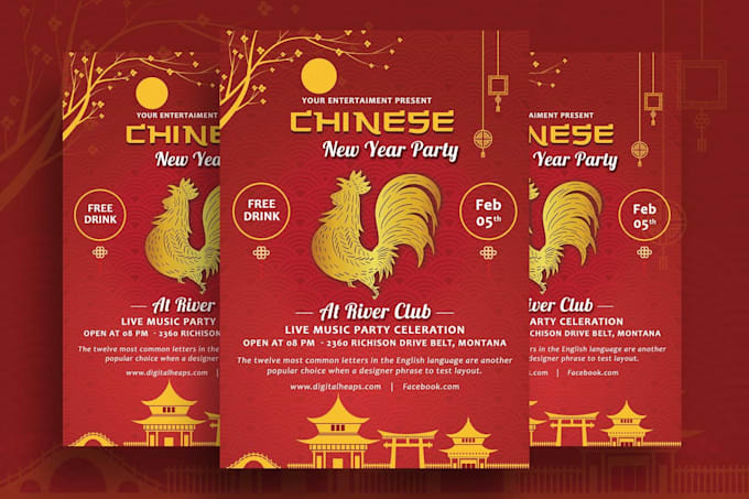 Design professional chinese flyer by Mistark | Fiverr