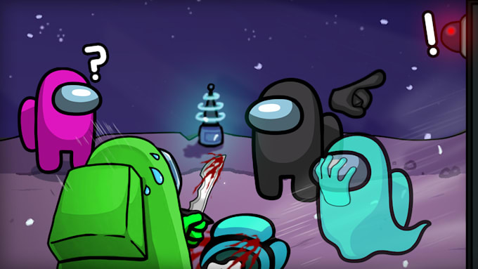 Design the among us thumbnail by Ghraat | Fiverr