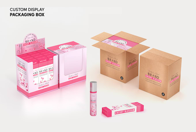 Design custom product display box packaging by Shehnazbaig801 | Fiverr