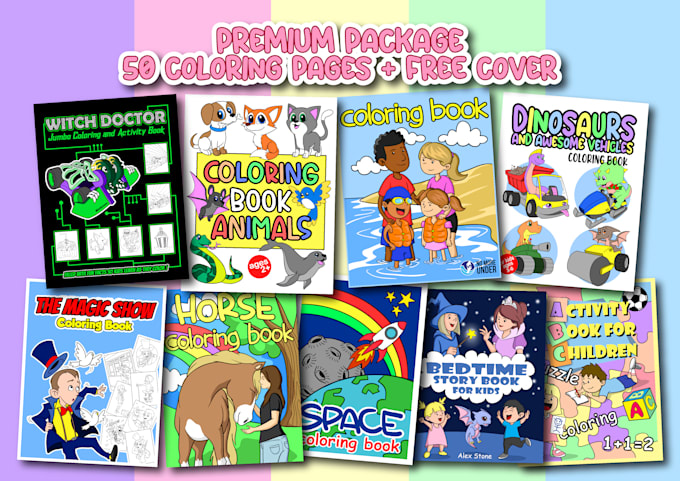Make awesome coloring book pages by Ocax89 | Fiverr