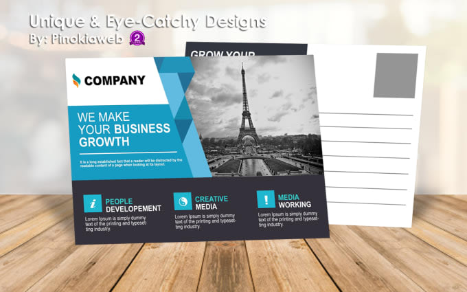Design beautiful post cards by Zarafatima1214 | Fiverr