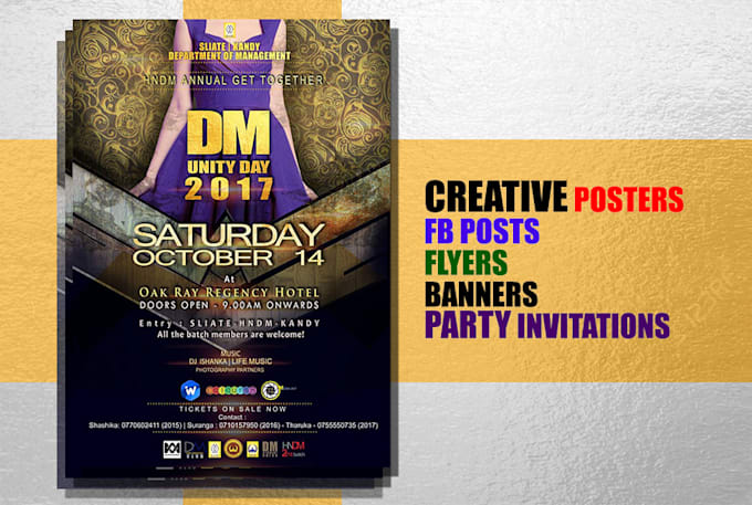 Design your event poster, flyer, cover with attractive way by ...