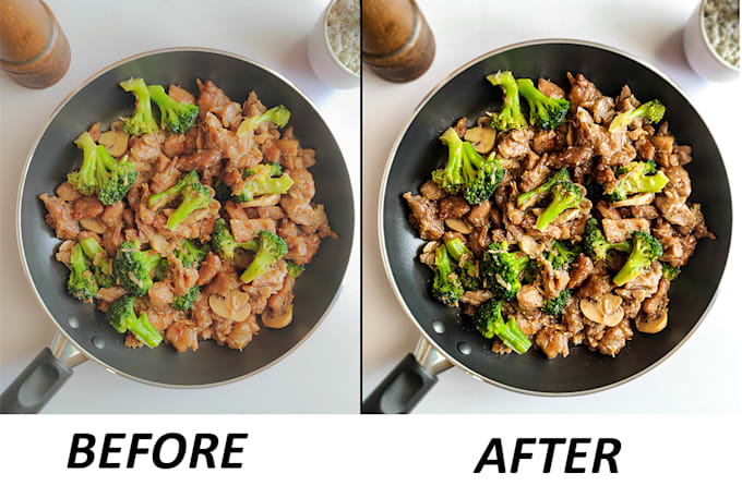 Edit and enhance your food photos by Kamranansari123 | Fiverr