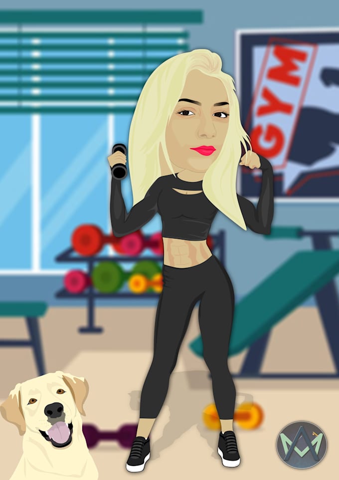 Digital version of drawing illustrations by Adi98m | Fiverr