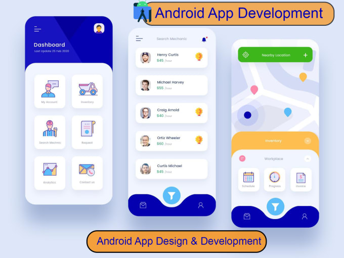 Develop android app in kotlin or java application by Inovativeapps | Fiverr