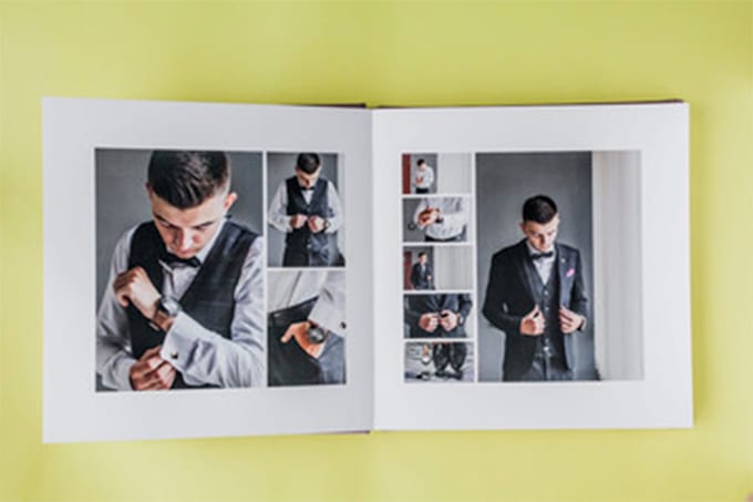 Design wedding album, family photo book, photo collage by Larwymedia ...