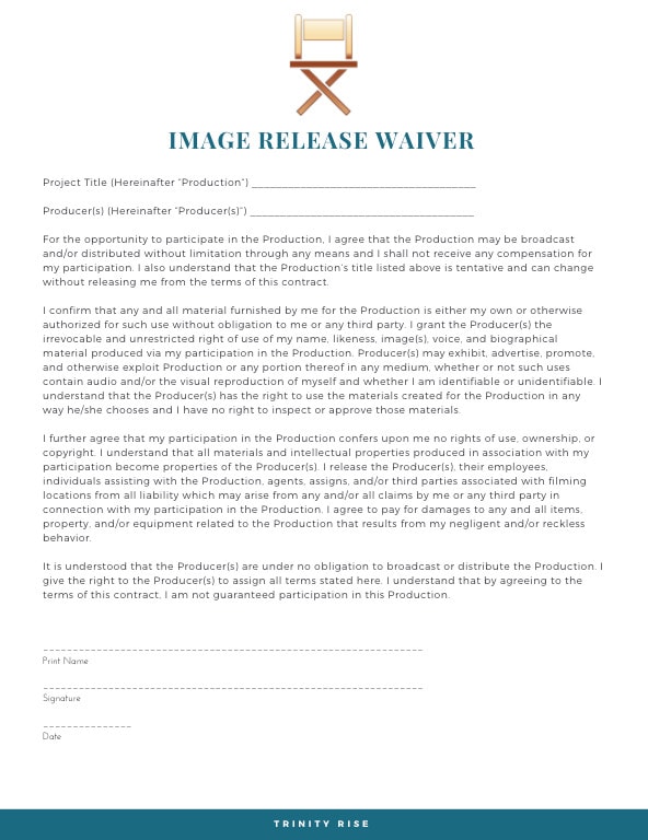 Provide professional film production form templates by Naomipandolfi ...