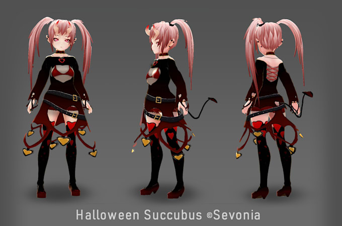 Create highly detailed vroid models by Sevoniaart | Fiverr