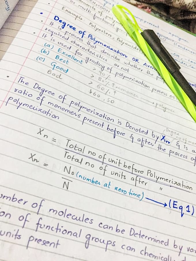 Gracefully handwrite any documents, study notes and letters for you by ...