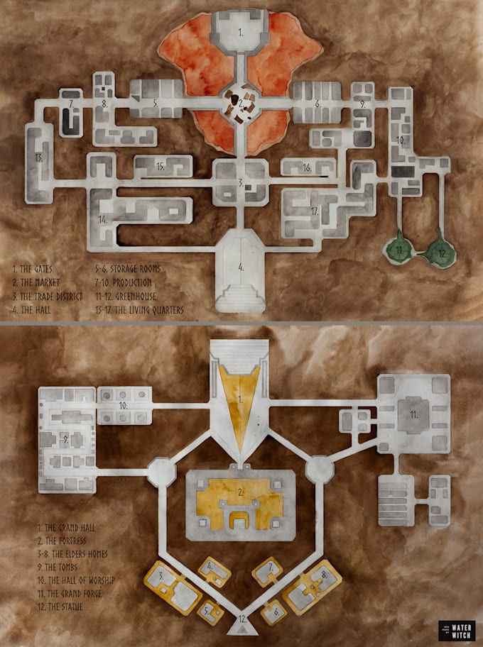 Design a level map for your game by Easternwestern | Fiverr