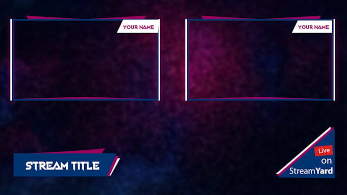 Design streamyard graphics for you by Mir_ehtisham | Fiverr