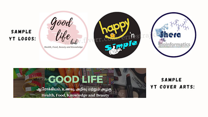 Setup new youtube channel, create slideshow video and design logo ...