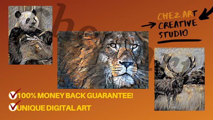 Create a unique digital art design from your image by Philippte | Fiverr