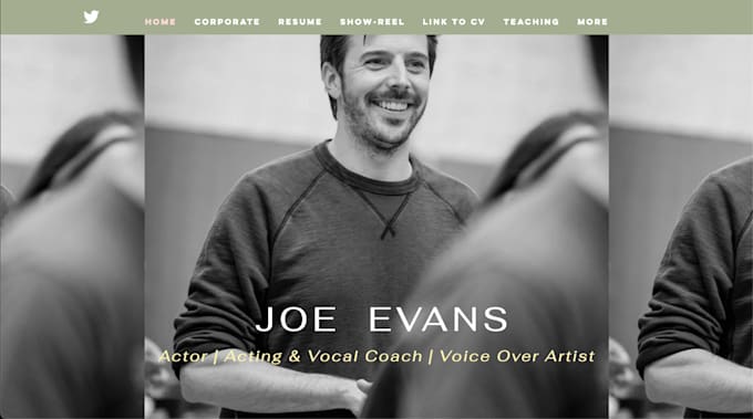 Design and redesign your professional wix actor website by Brandtmaina ...