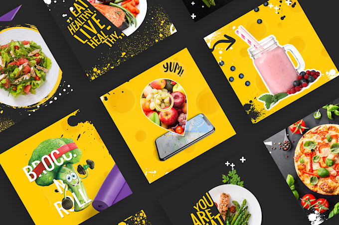 Create scroll stopping social media posts by Victoriaouarets | Fiverr