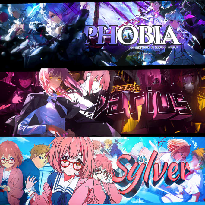 Make you a custom anime header or banner by Zuphfn | Fiverr
