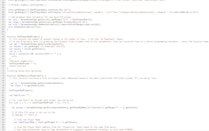 Program apps script for google workspace by Jonathanselman | Fiverr