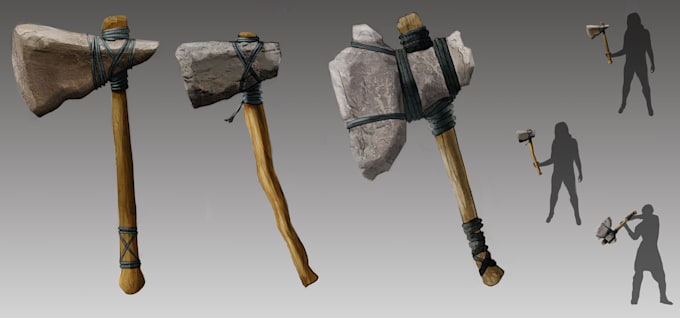 Create weapons and props for your project by Abbas_ismail | Fiverr