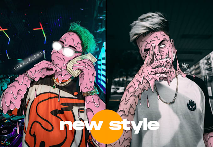 Turn your photo into amazing grime art by Demosgeya | Fiverr