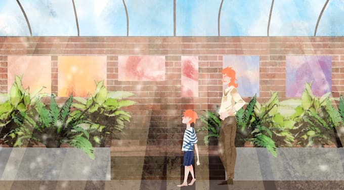 Draw webtoon comics backgrounds for you by Doodletoopia | Fiverr