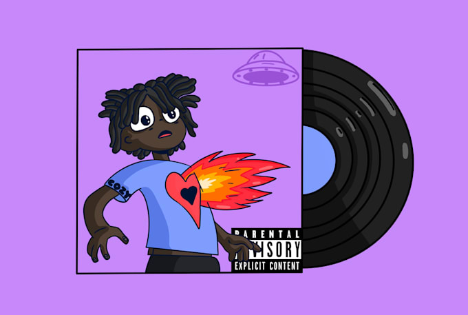 Hand draw a cartoon album cover for you by Natancomics | Fiverr