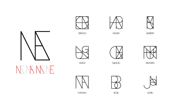 Design a simple name logo by Abahjugil | Fiverr