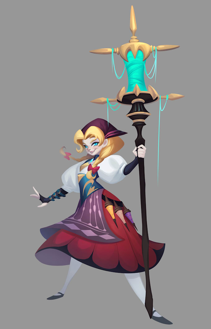 Draw professional stylized character design by Mayennguyen | Fiverr