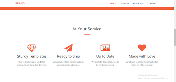 Built modern ui using bootstrap and css by Graphicdesignx2 | Fiverr